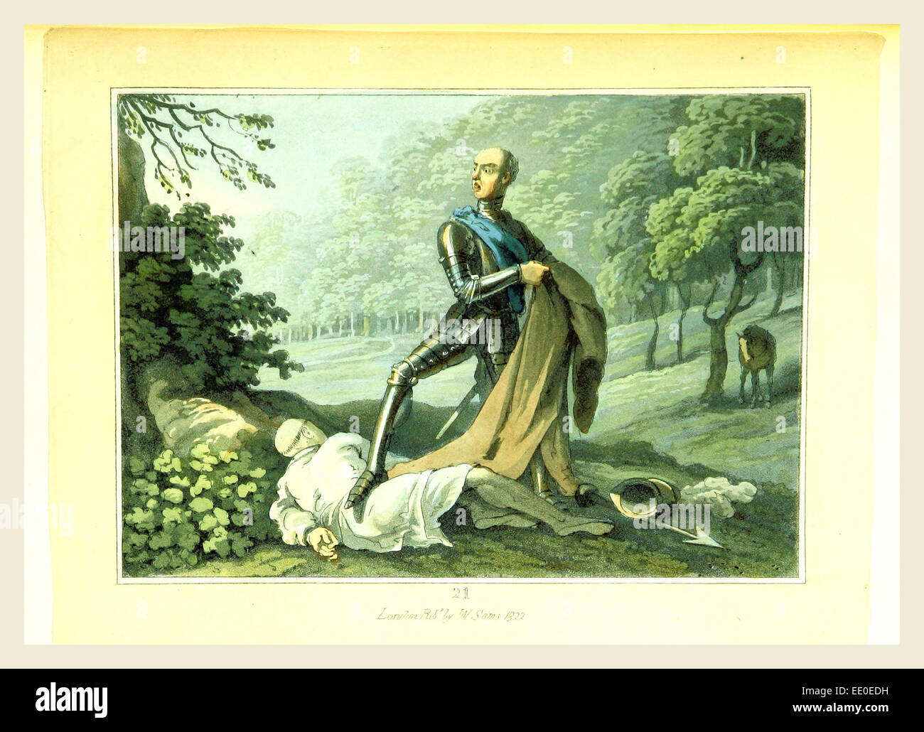 The Tournament, or, Days of Chivalry Stock Photo - Alamy