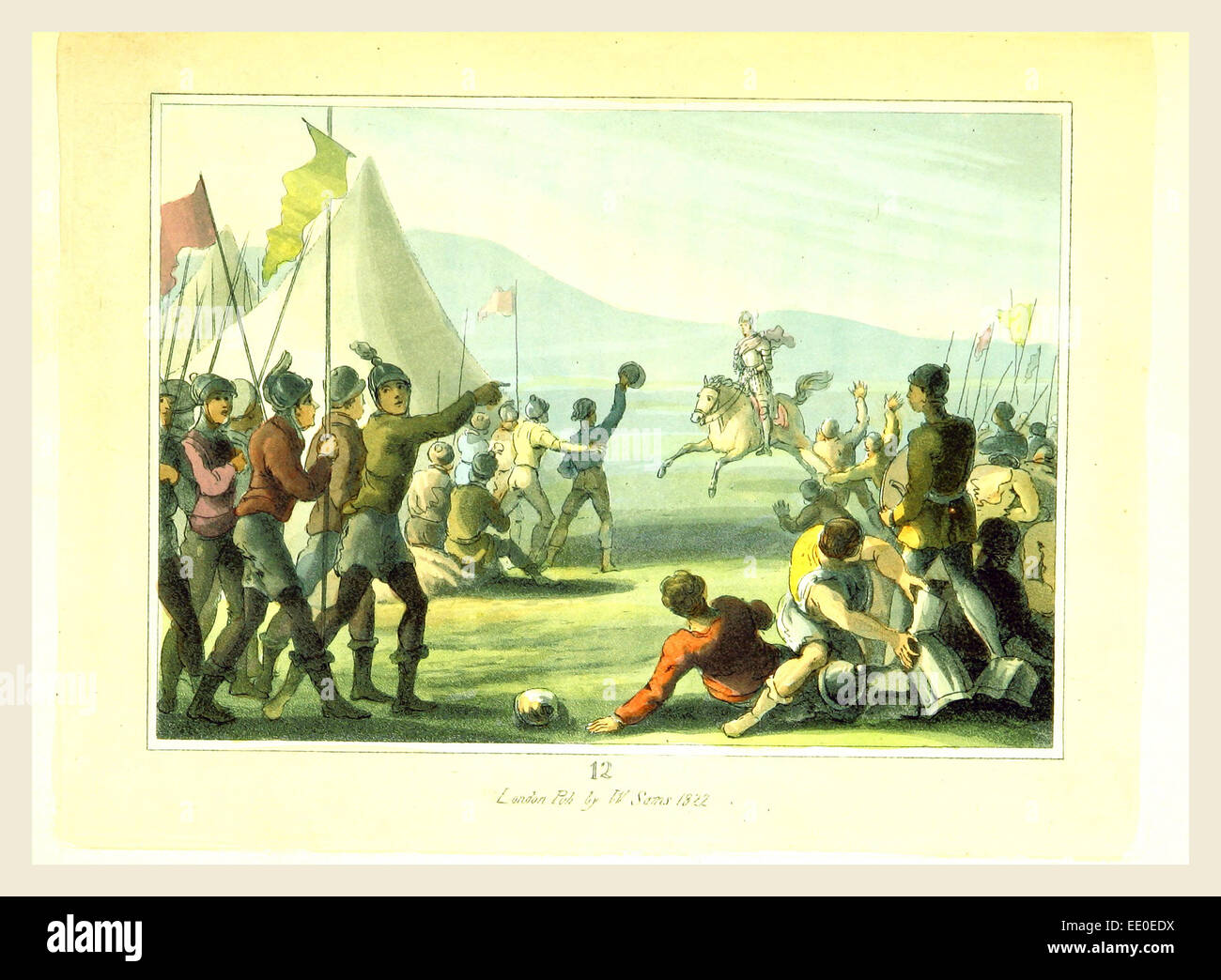 The Tournament, or, Days of Chivalry Stock Photo - Alamy