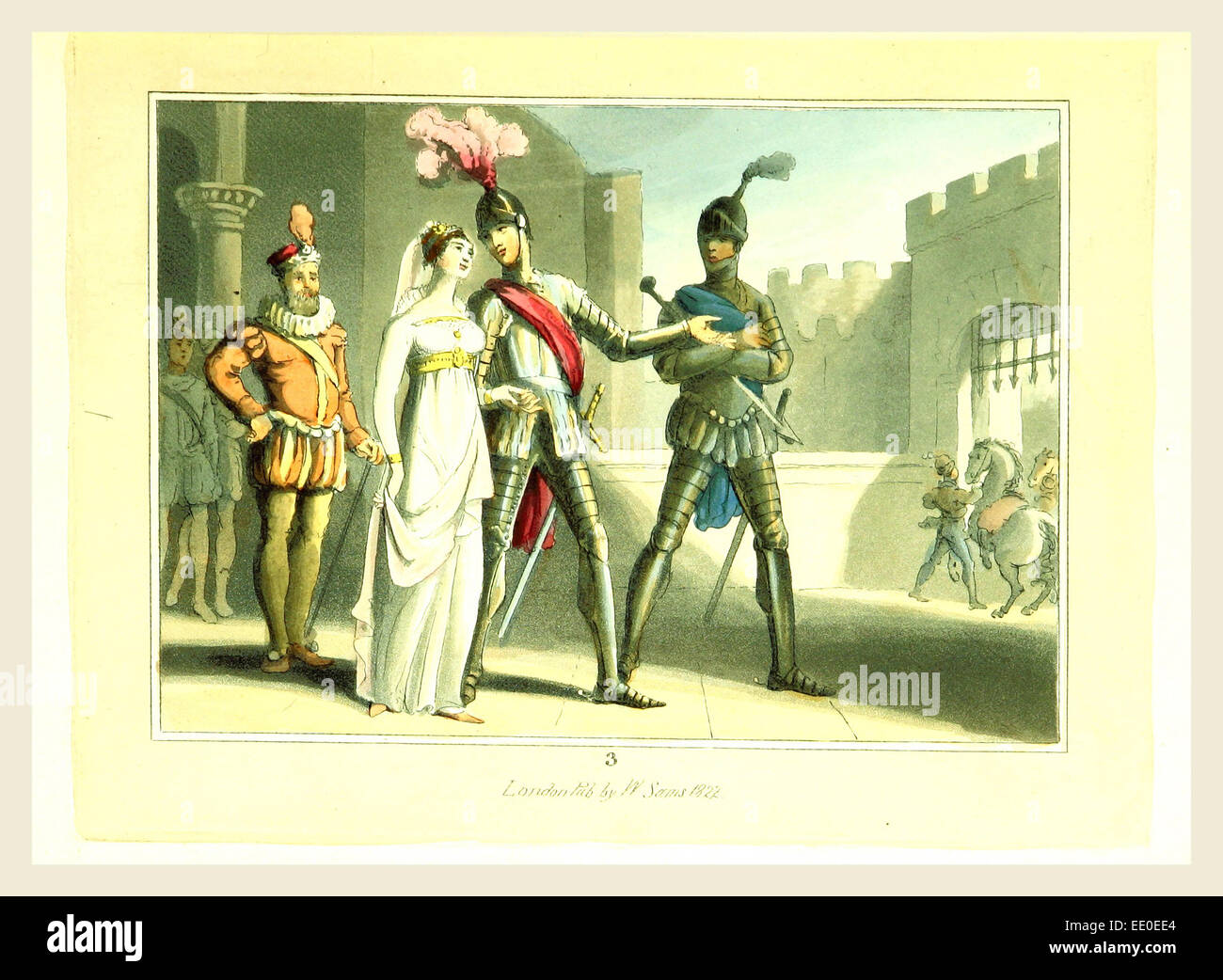 The Tournament, or, Days of Chivalry Stock Photo - Alamy