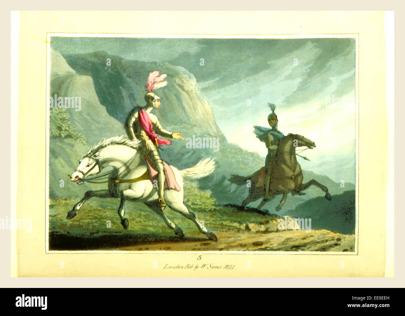 The Tournament, or, Days of Chivalry Stock Photo - Alamy