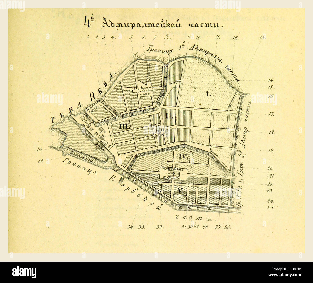 Map, 19th century engraving Stock Photo - Alamy