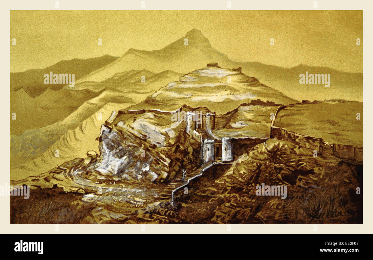 Singhur Fort, India, 19th century engraving 1803 Stock Photo - Alamy