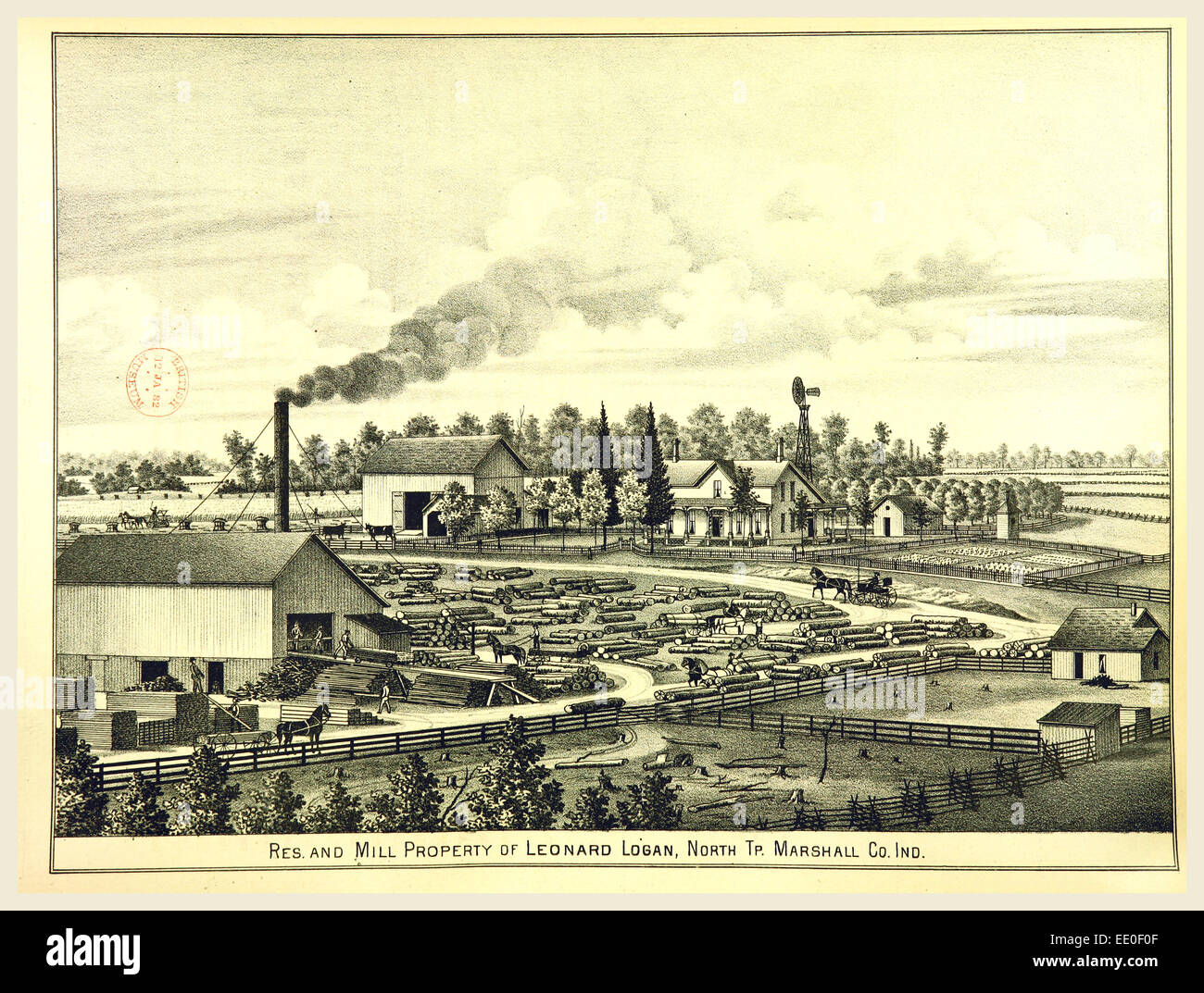 Mill, History of Marshall county, Indiana, 1836 to 1880, 19th century ...