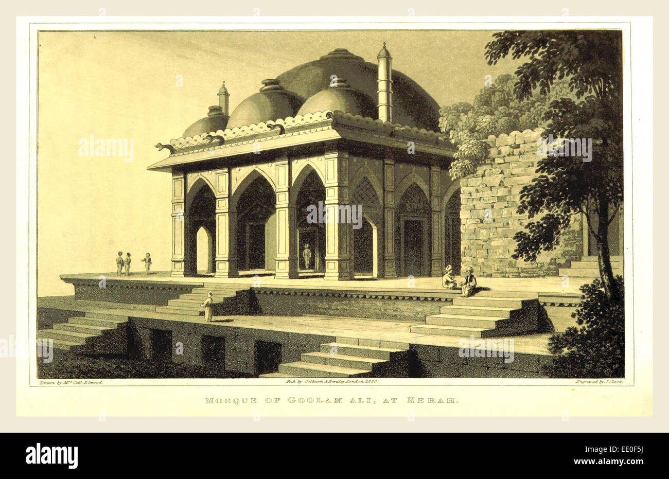 Mosque of Goolam Ali, 1830, Mosque of Ghulam Ali, 19th century ...