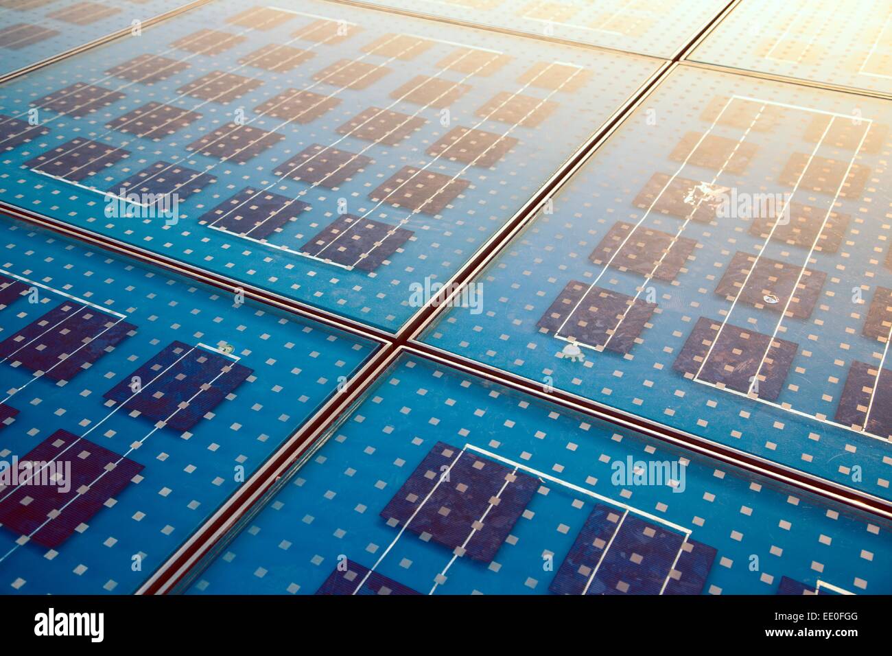 Solar panel abstarct background closeup Stock Photo - Alamy