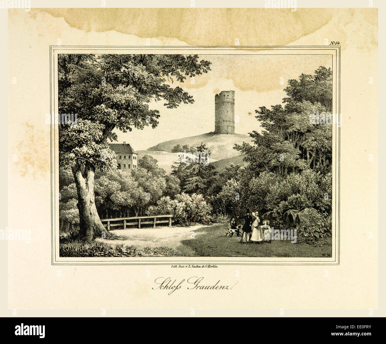 Old prussian castles drawn hi-res stock photography and images - Alamy