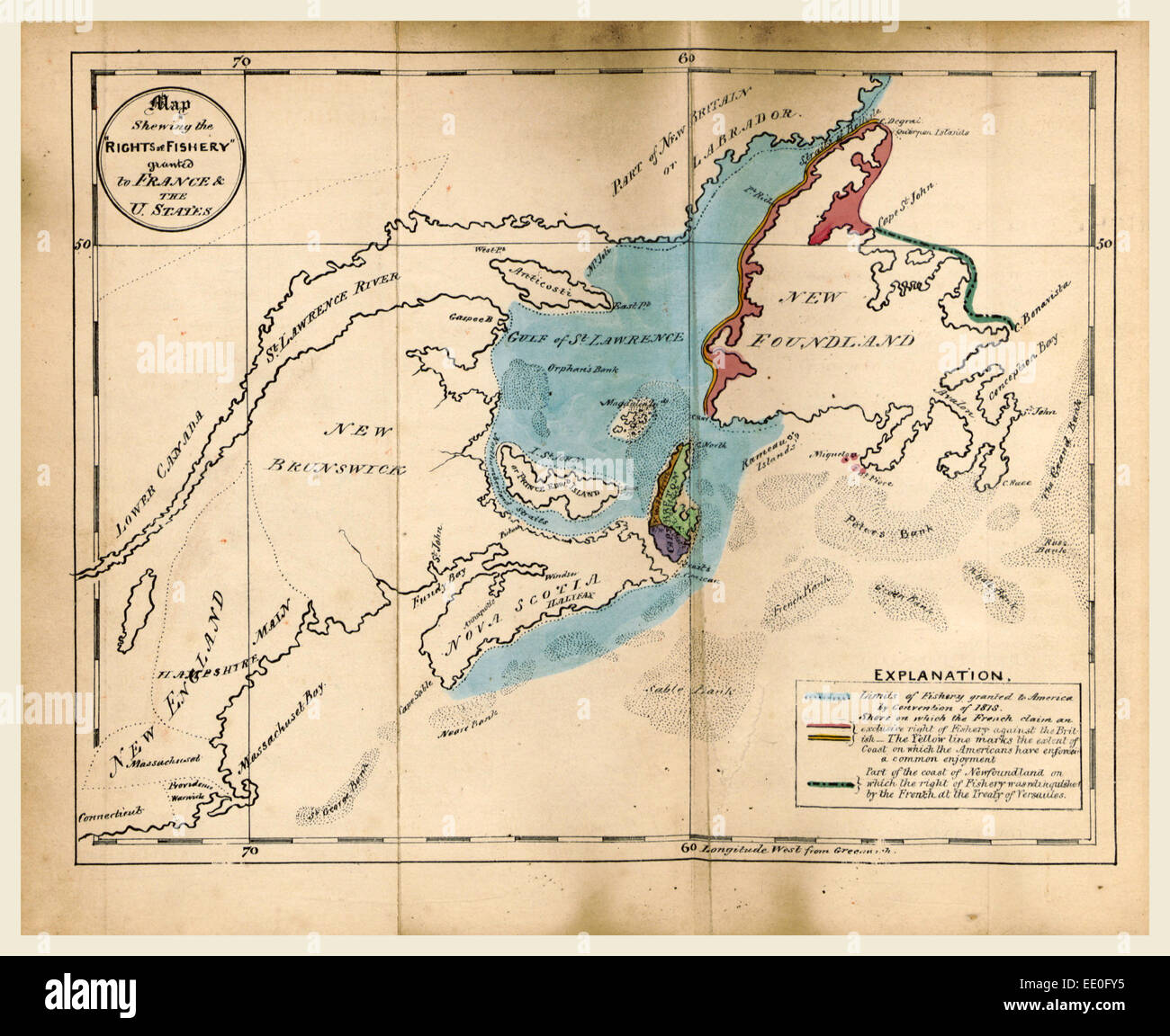 British north american colonies letters hi-res stock photography and ...