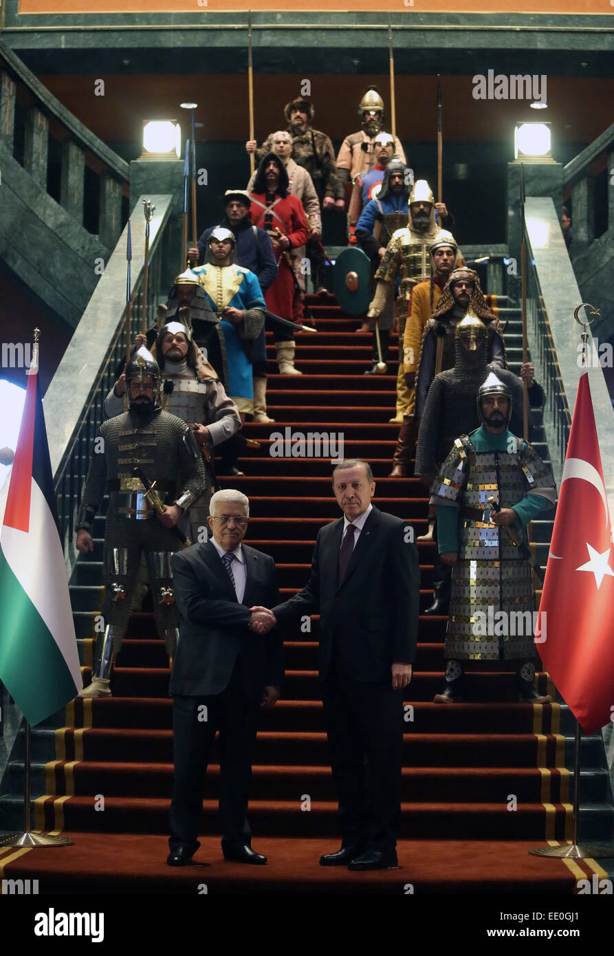 Ankara, Turkey. 12th Jan, 2015. Turkish President Recep Tayyip Erdogan ...