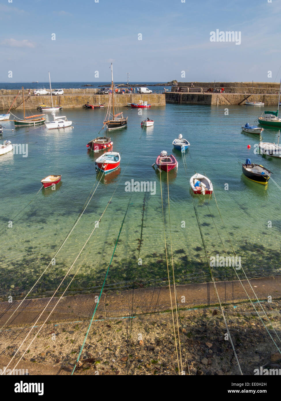 Mousehole Harbour, Cornwall Stock Photo - Alamy