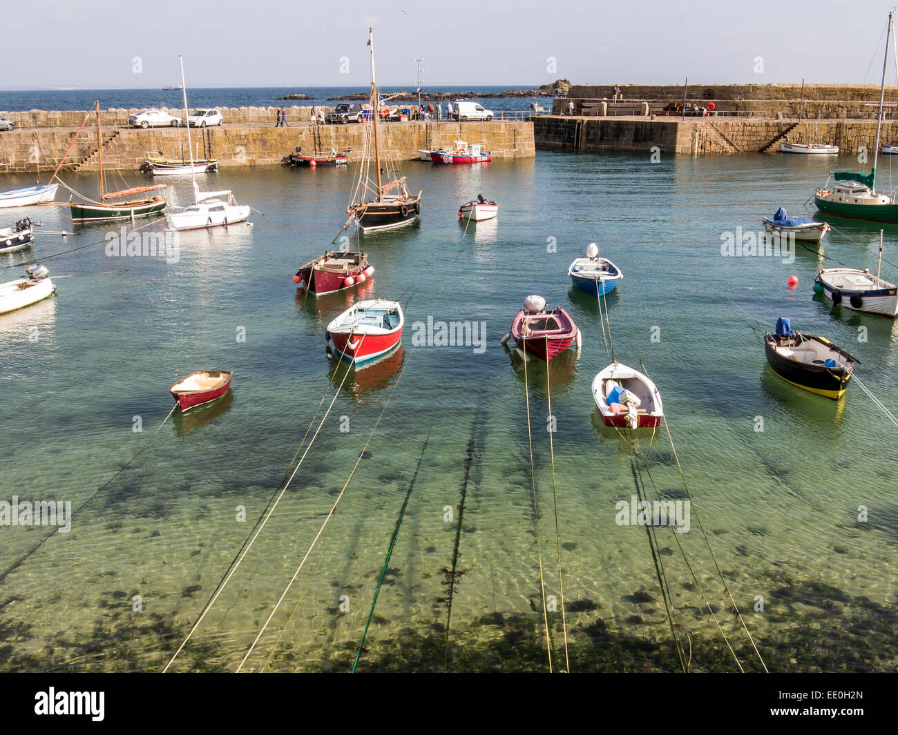 Mousehole Harbour, Cornwall Stock Photo - Alamy