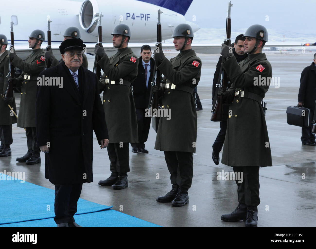 Ankara, Ankara, Turkey. 12th Jan, 2015. Palestinian President Mahmoud ...