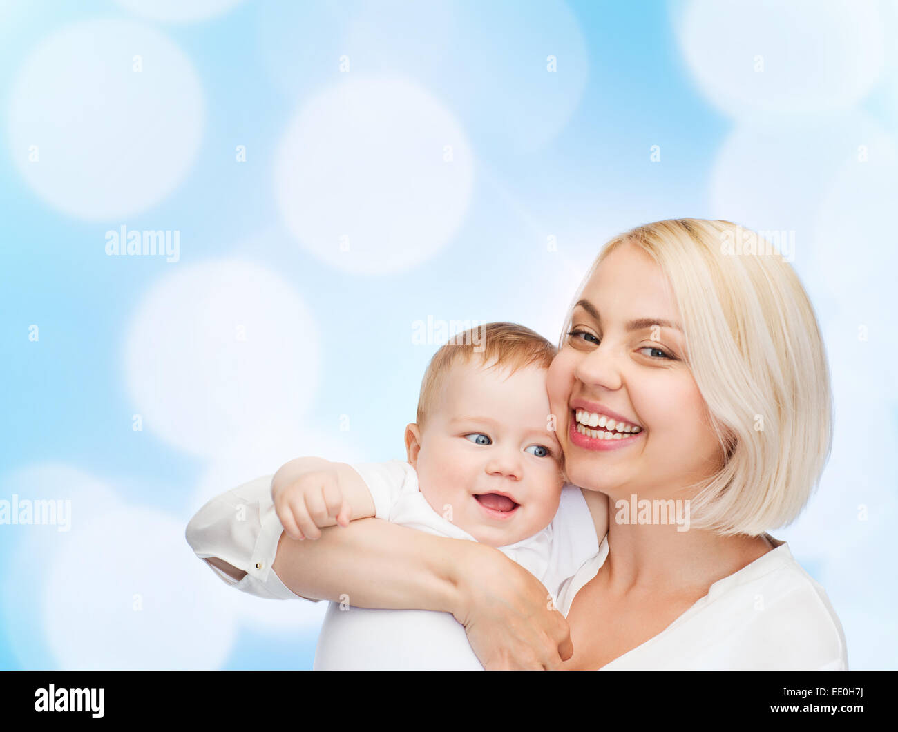 happy mother with smiling baby Stock Photo - Alamy