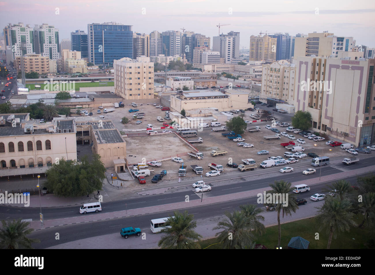 Building development in Old Town Doha, Qatar Stock Photo - Alamy