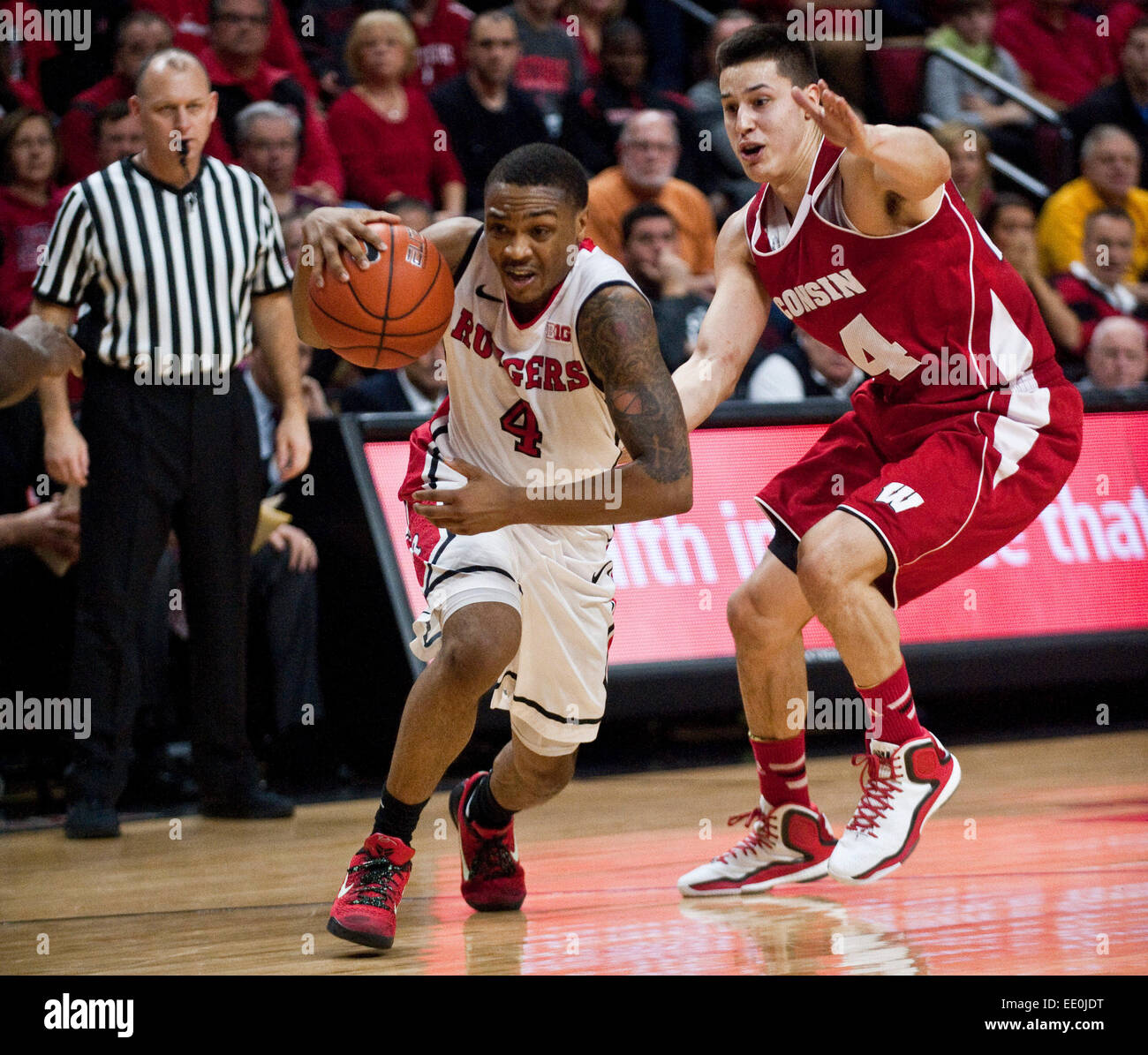 Piscataway, New Jersey, USA. 11th Jan, 2015. Rutgers' guard Myles Mack ...