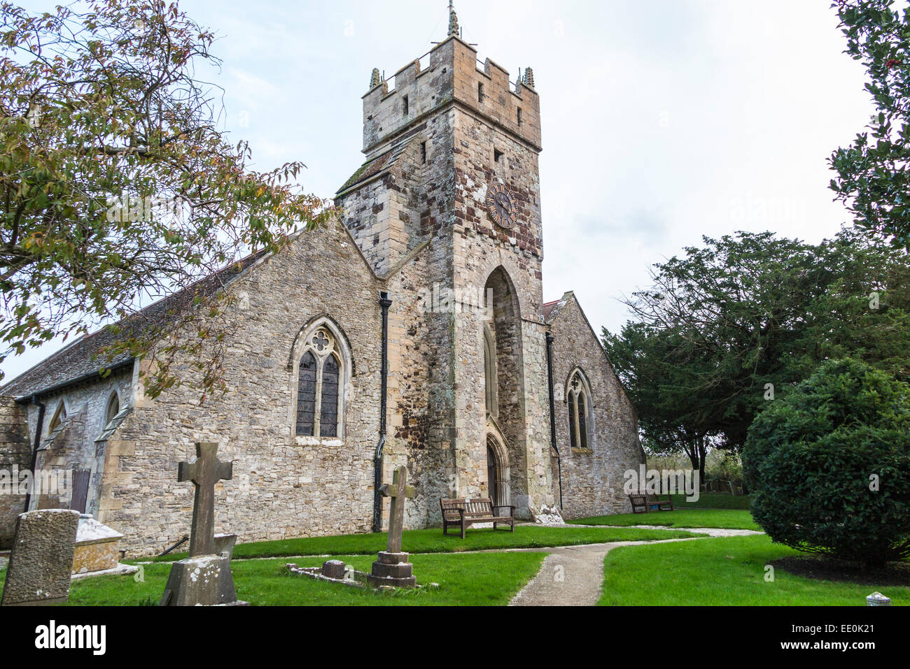 Churchyard english religion tower hi-res stock photography and images ...