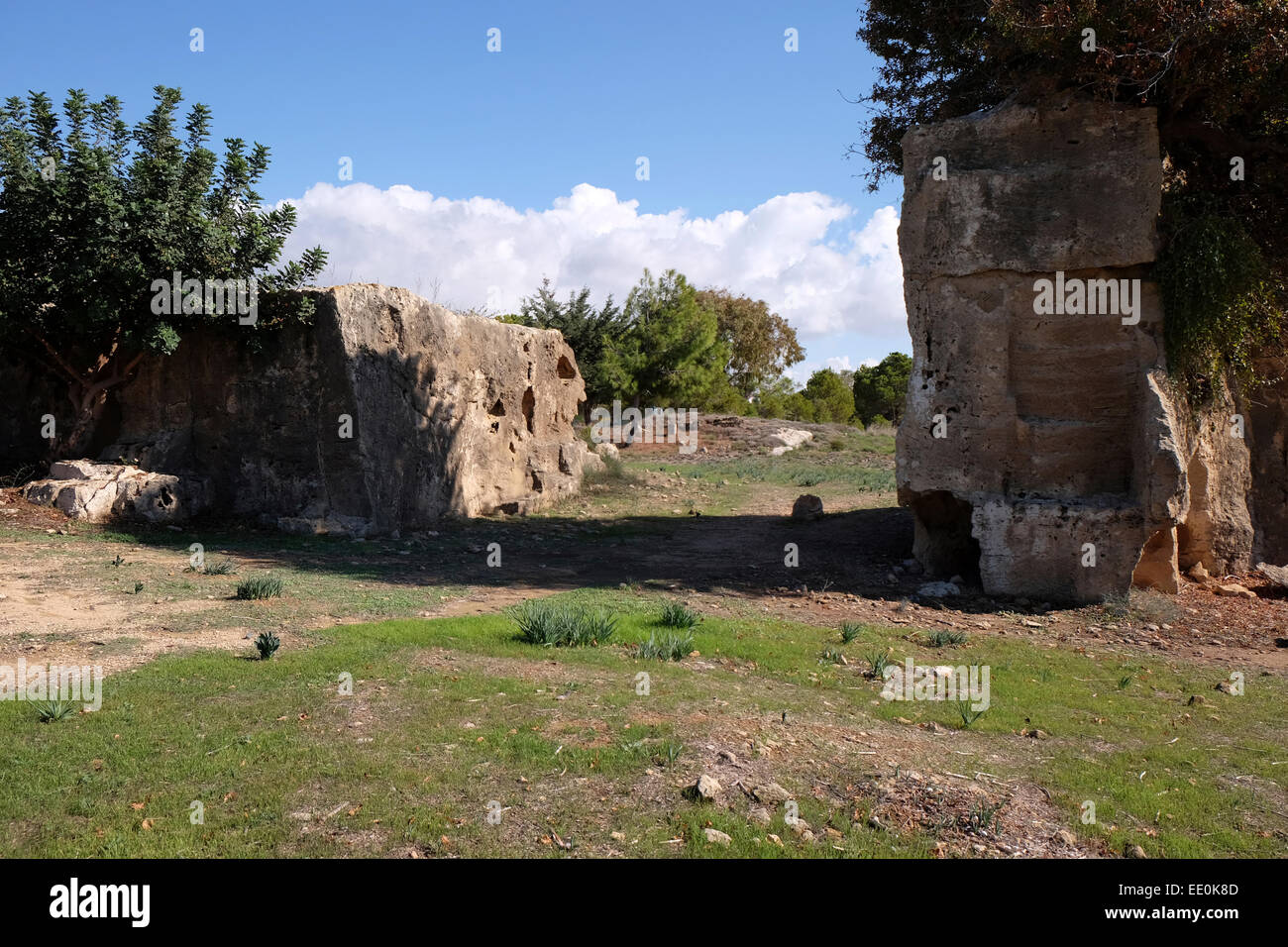 Tombs of the Kings, Cyprus. General view Stock Photo - Alamy
