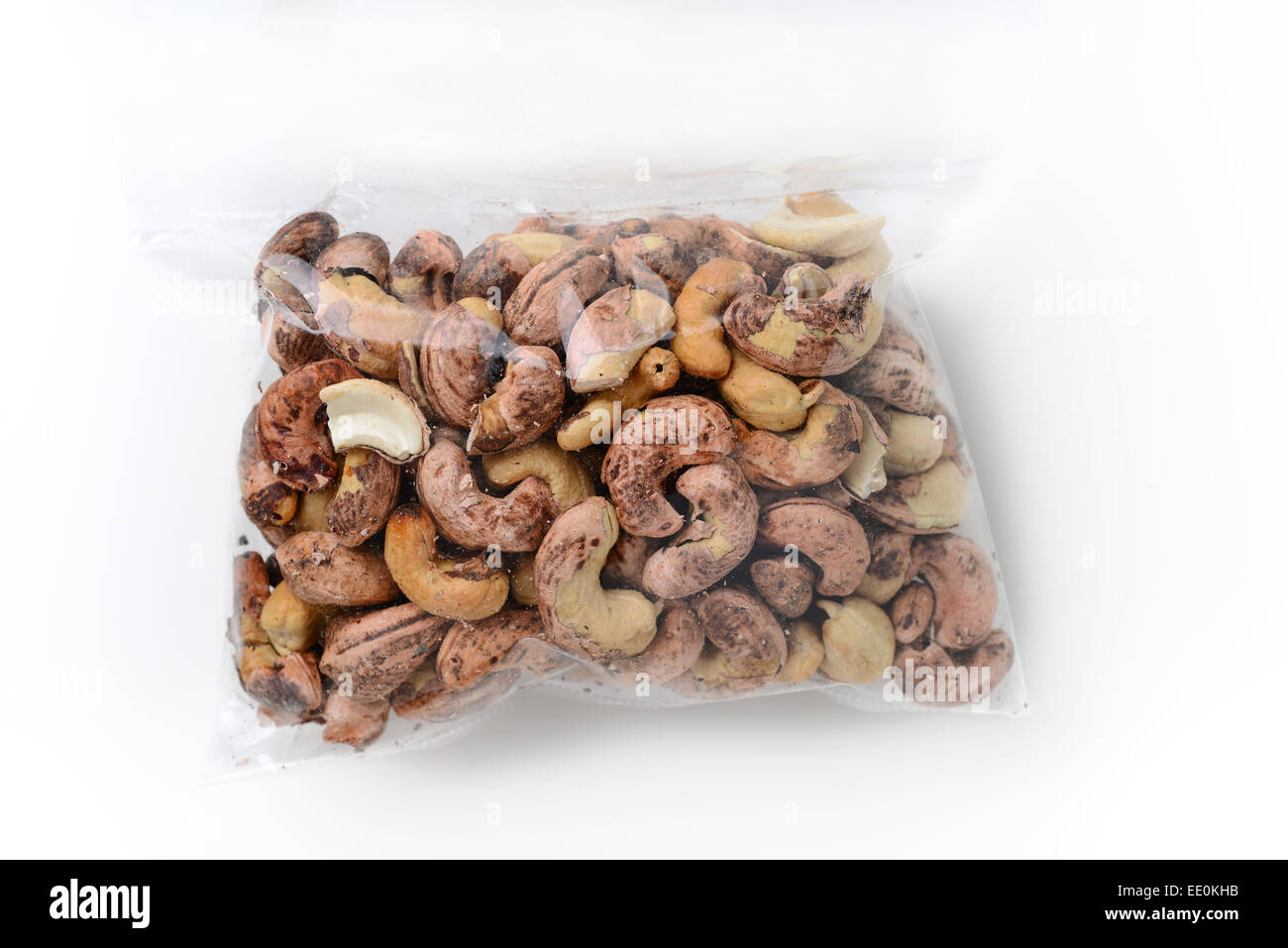 cashews in plastic bag Stock Photo - Alamy
