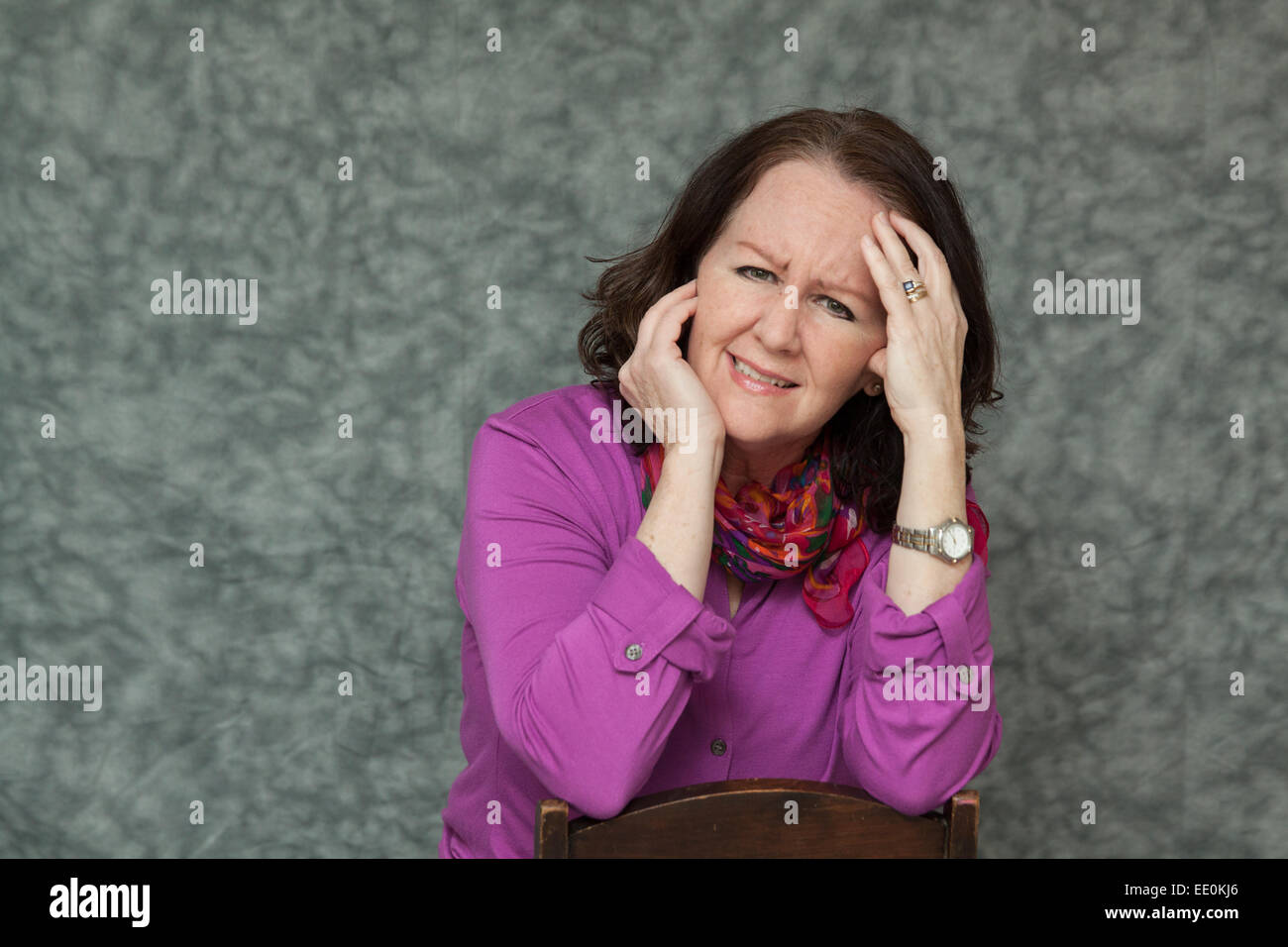 Anguished woman hi-res stock photography and images - Alamy
