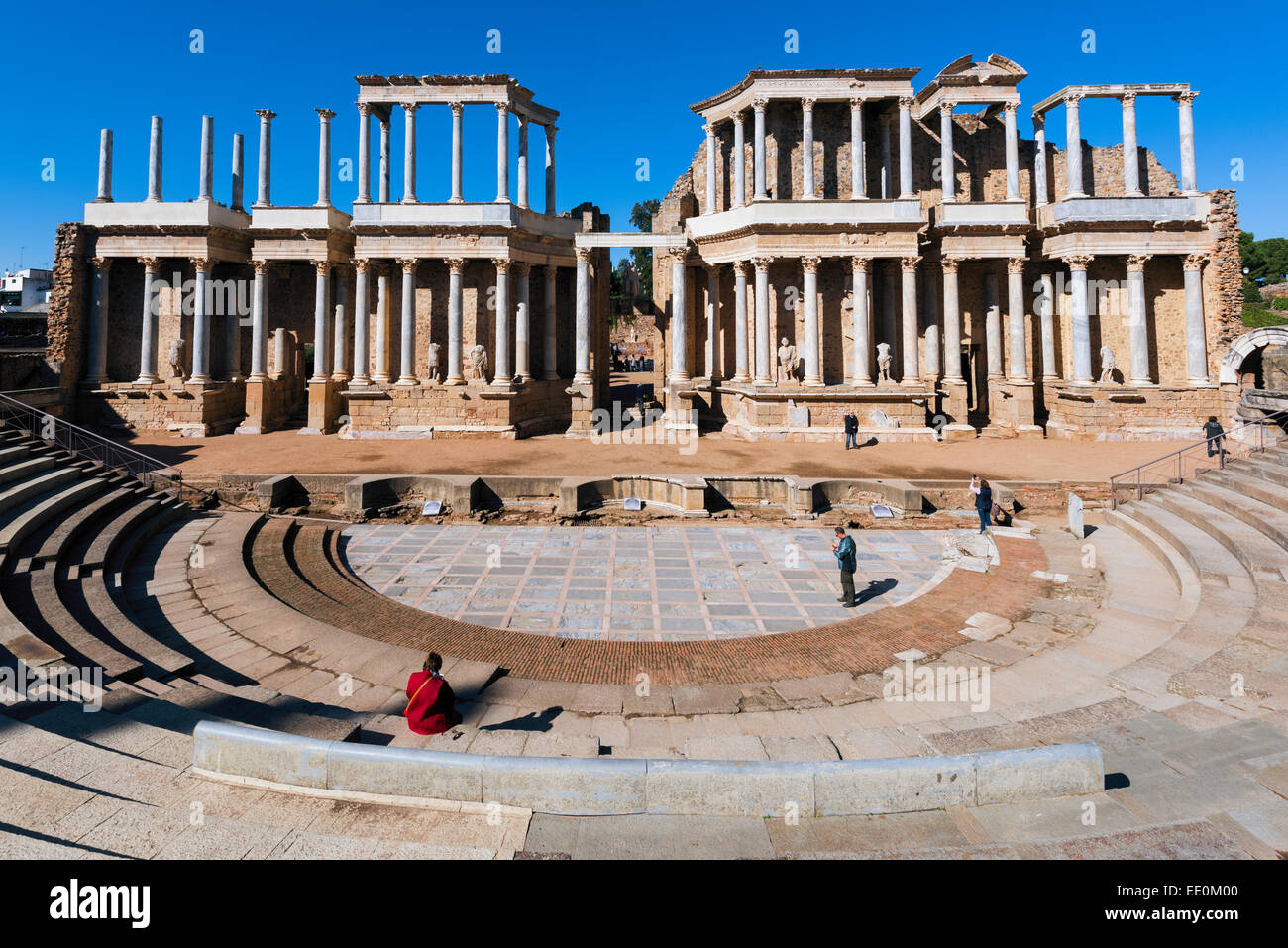 Merida roman theatre hi-res stock photography and images - Alamy