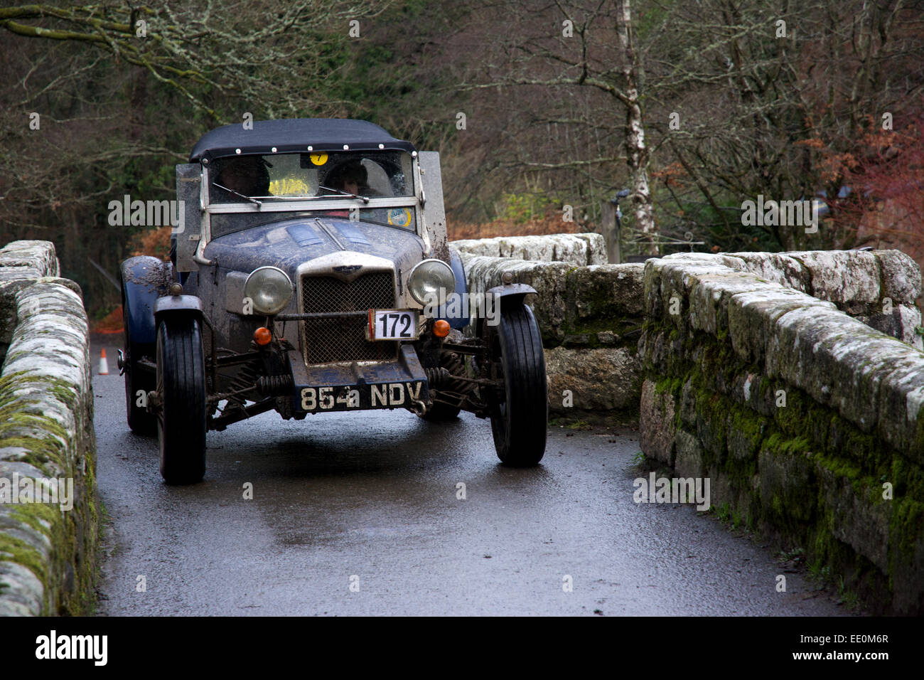 Car competitors on the Fingle Section of the 2015 Exeter Trial Stock ...