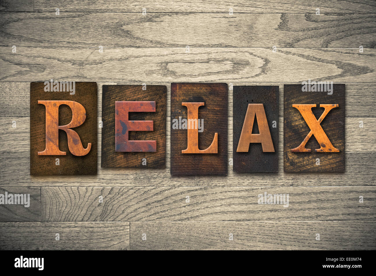 Word Relax Written With Wooden Letters High Resolution Stock ...
