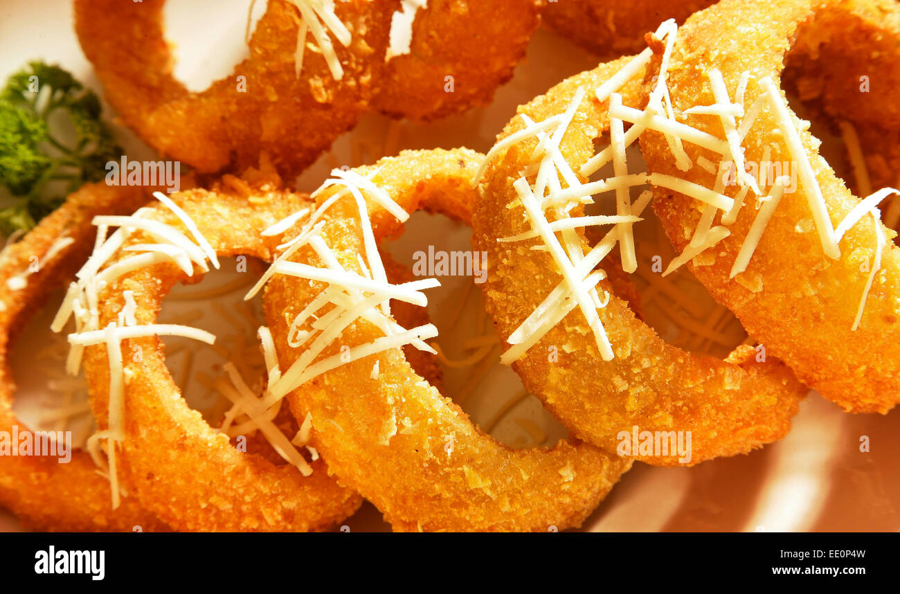 Onions rings hi-res stock photography and images - Alamy