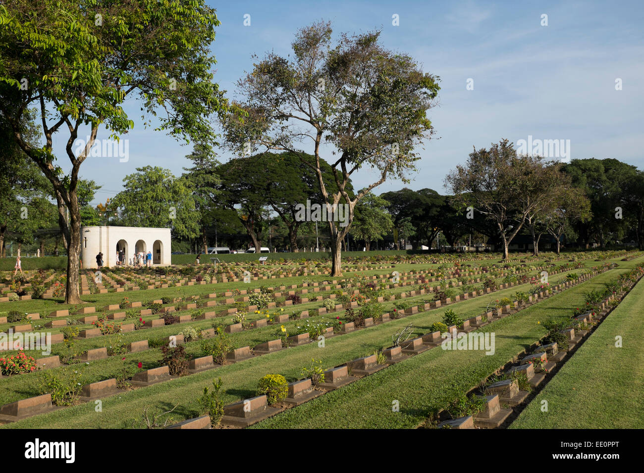 War Cemetery in Kanchanaburi Stock Photo - Alamy