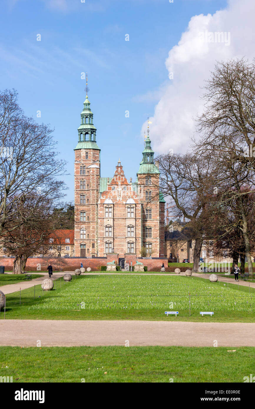 17th century denmark rosenborg castle castle garden gardens palace hi ...