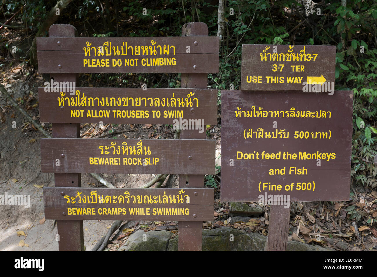 Waterfall signs hi-res stock photography and images - Alamy