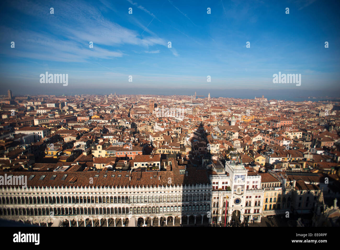 Panoramic view of Venice from the Campanile Stock Photo - Alamy
