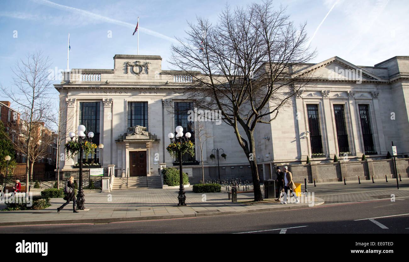 Islington Town Hall Borough Council office Stock Photo - Alamy