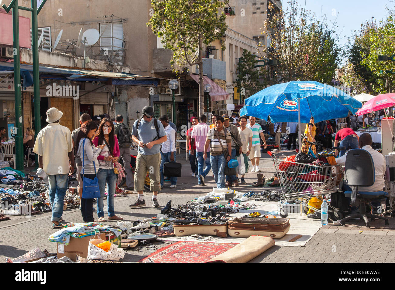 outdoor Market in downtown Tel Aviv, Israel Stock Photo - Alamy