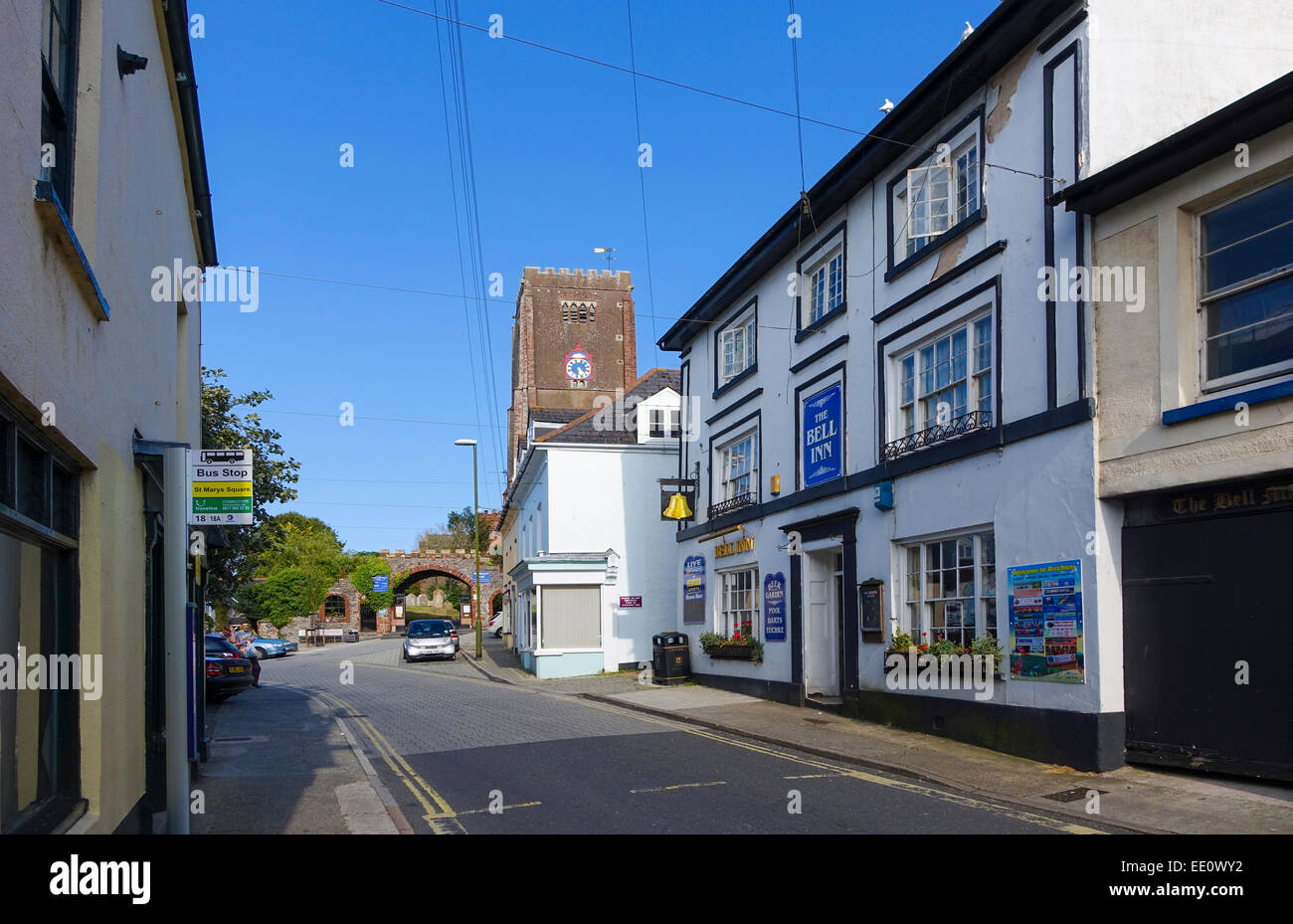 Street scene brixham devon hi-res stock photography and images - Alamy