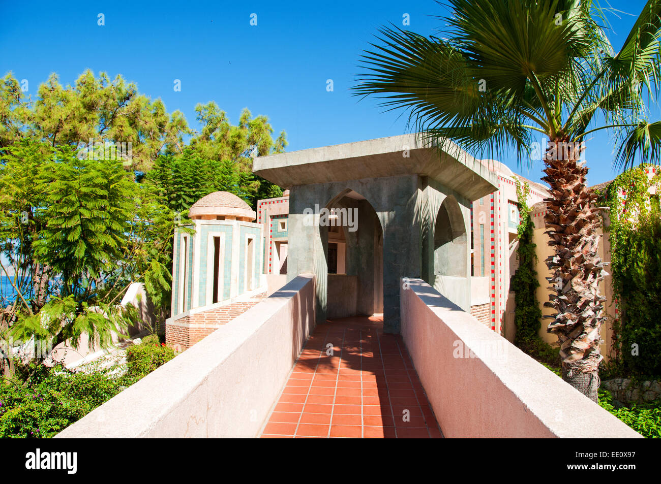 Corridor between buildings. Architecture Turkey Stock Photo - Alamy