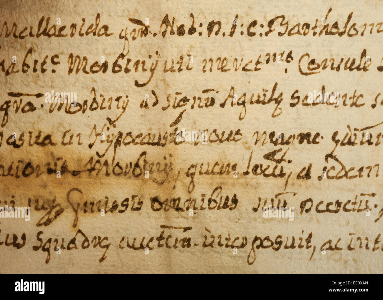 Old manuscript hi-res stock photography and images - Alamy