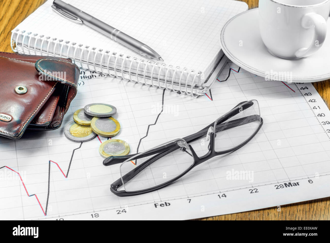 Bar graph newspaper hi-res stock photography and images - Alamy