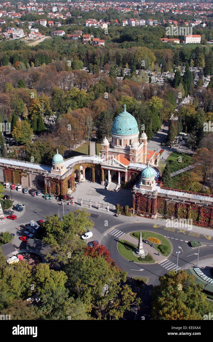 Mirogoj graveyard in Zagreb - Croatia Stock Photo - Alamy