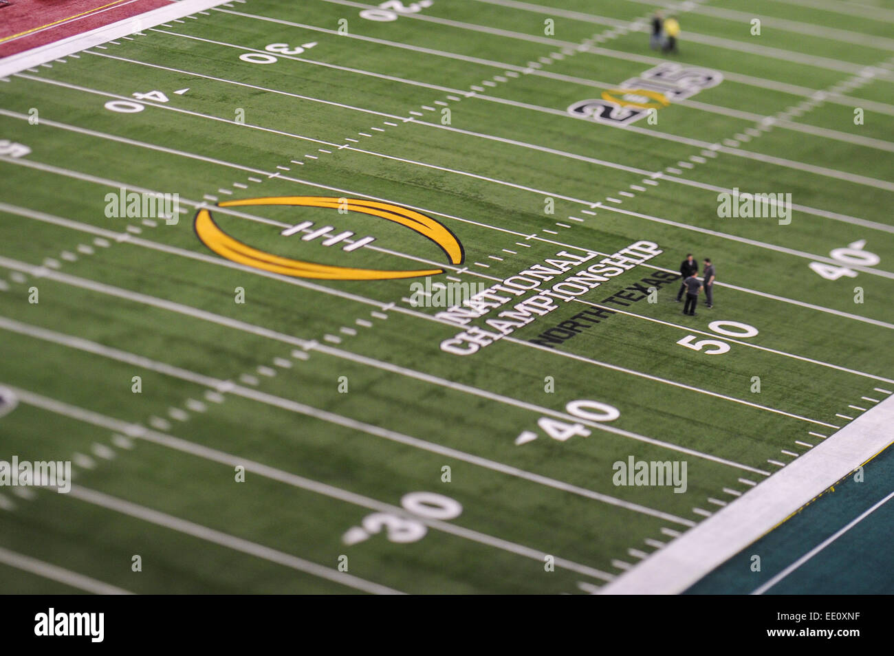 A view of the CFP logo prior to the start of the College Football ...