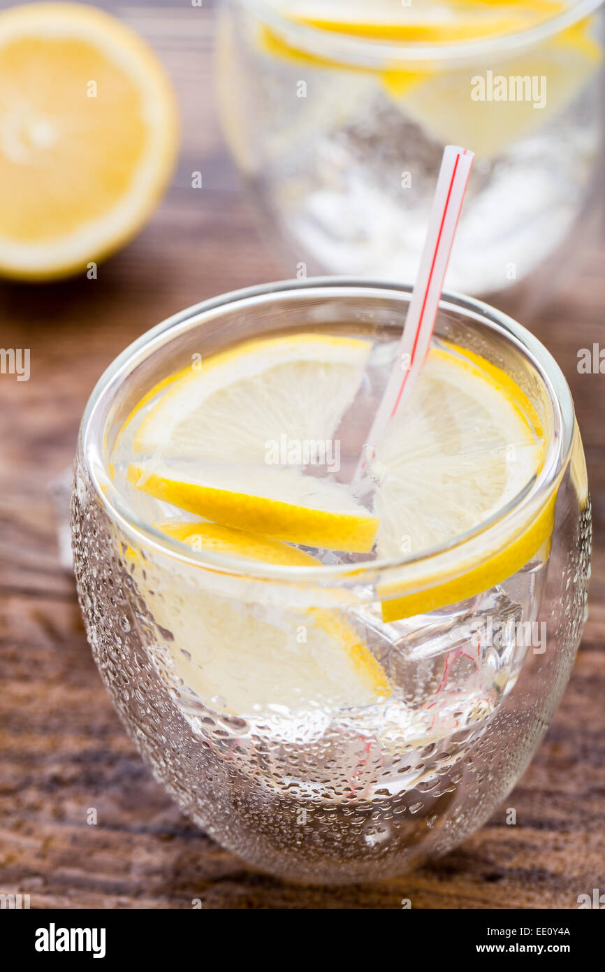 Cold fresh lemonade Stock Photo - Alamy