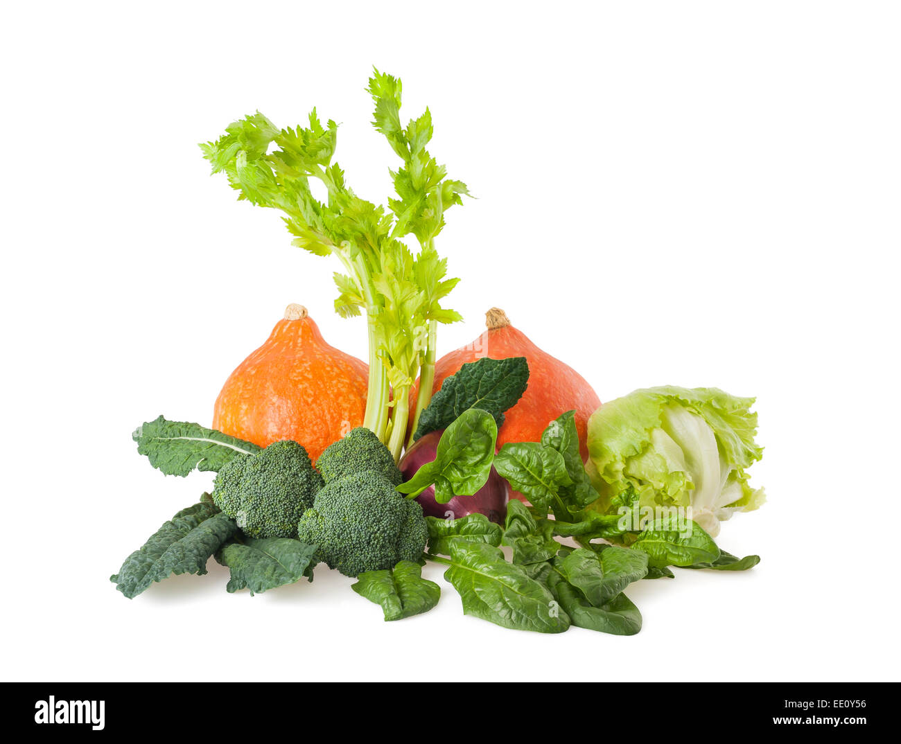 Mix vegetables isolated on white background Stock Photo - Alamy