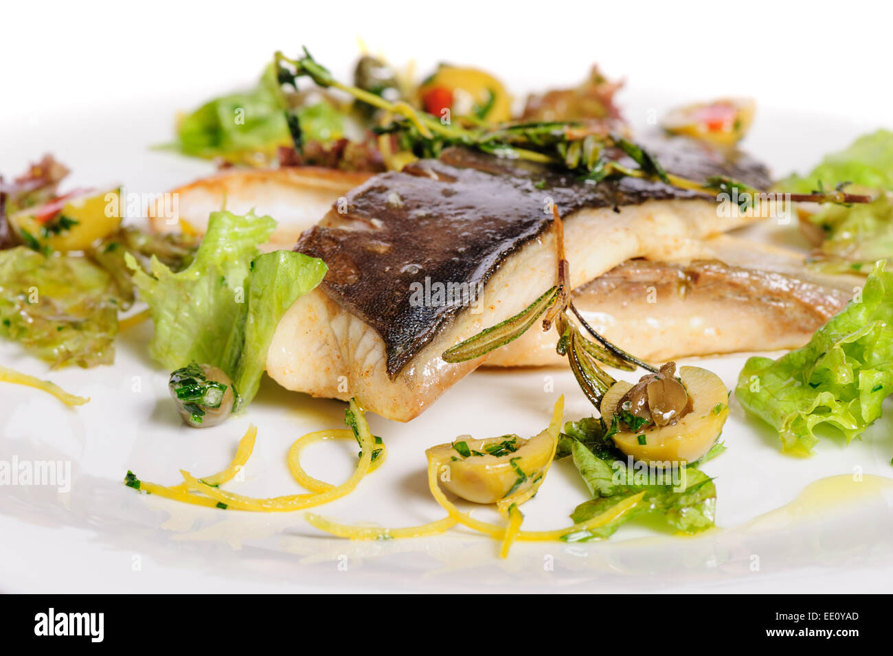 Fried fish fillet Stock Photo - Alamy