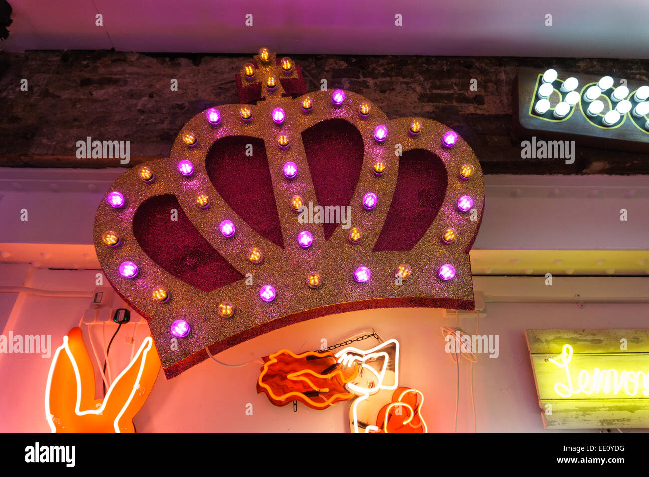 Some shots from the inside of the Lights of Soho in London Stock Photo ...