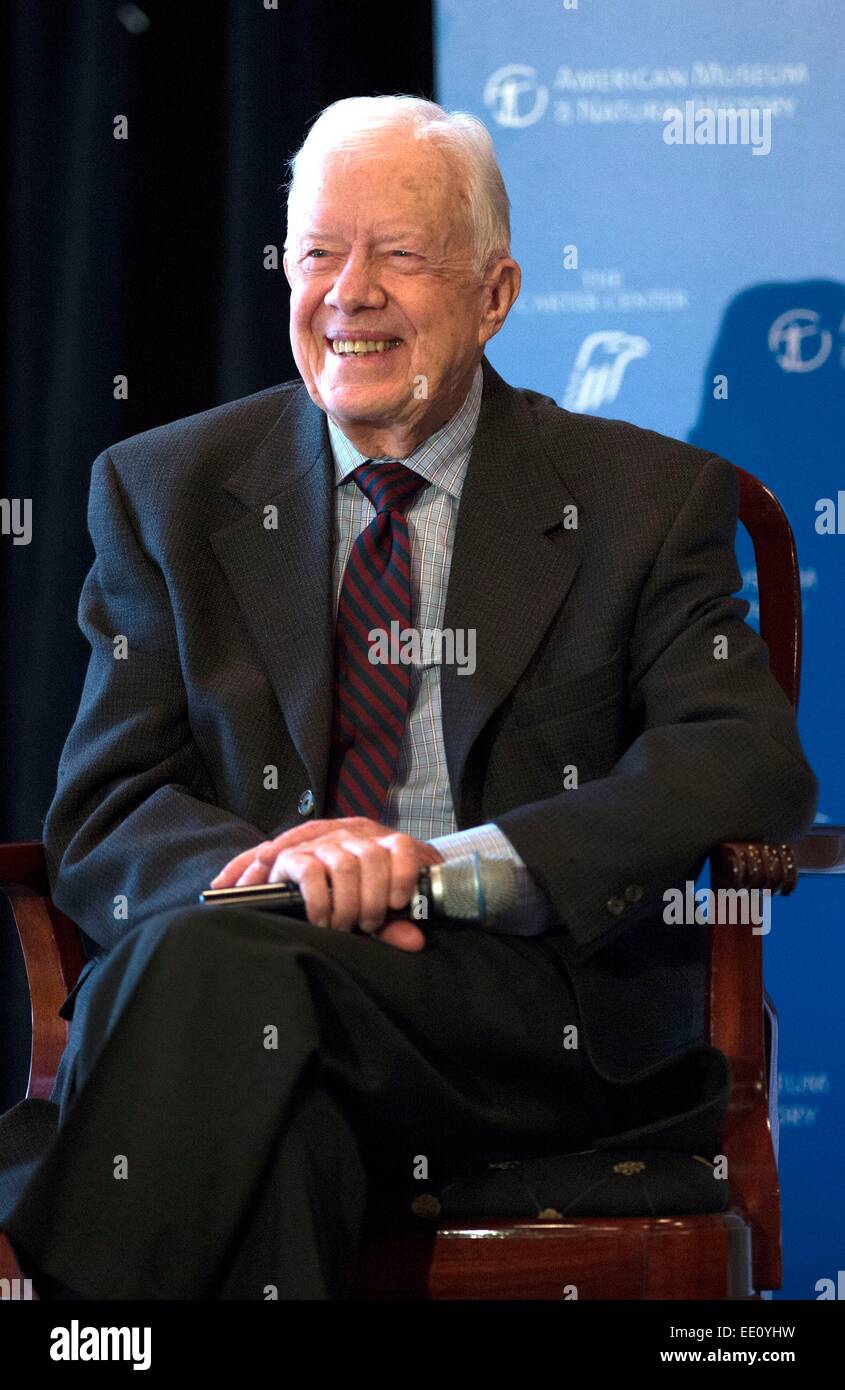 New York, NY, USA. 12th Jan, 2015. Jimmy Carter in attendance for ...