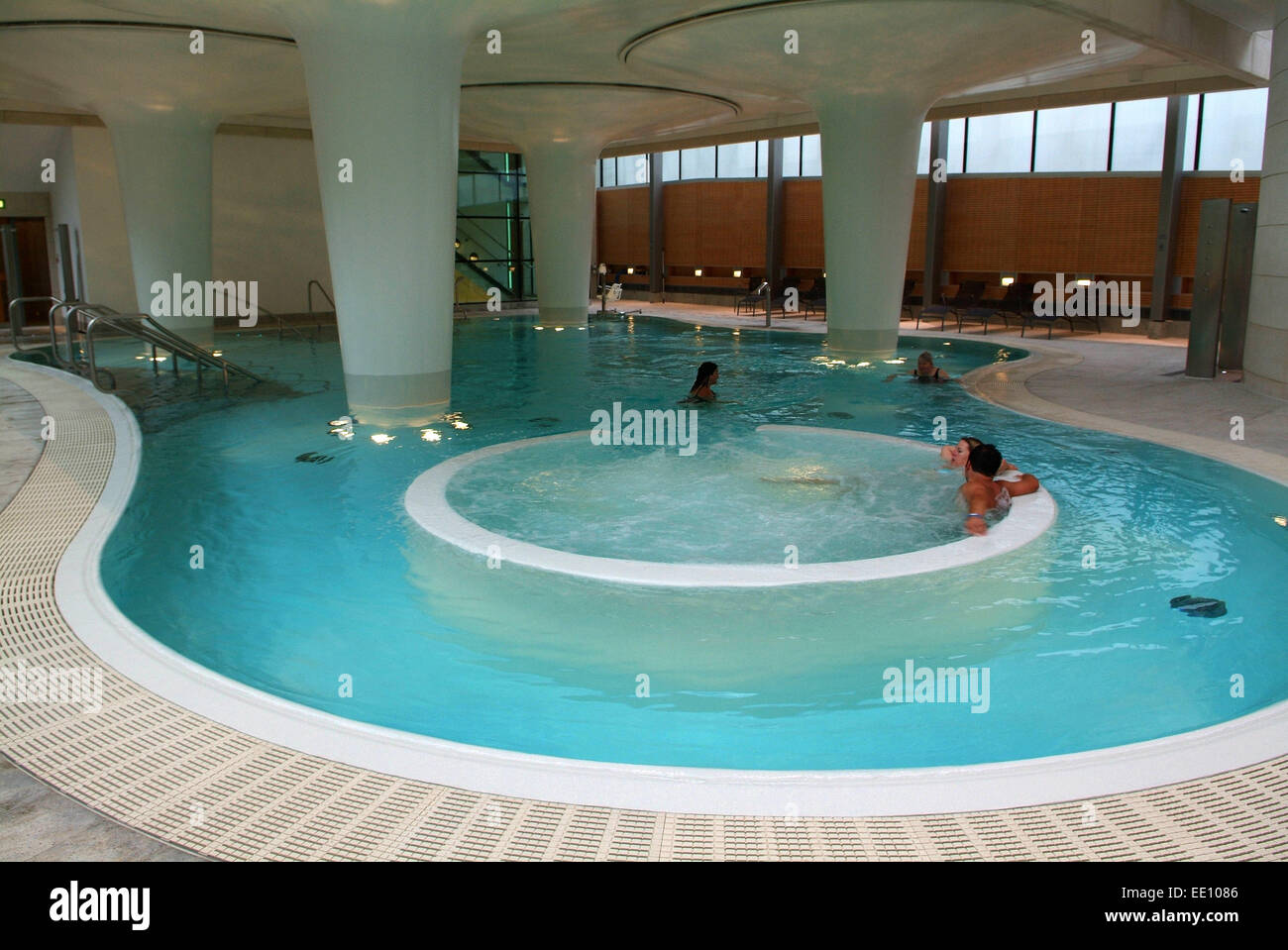 Thermae Bath Spa, which uses the natural hot spring waters in Bath ...