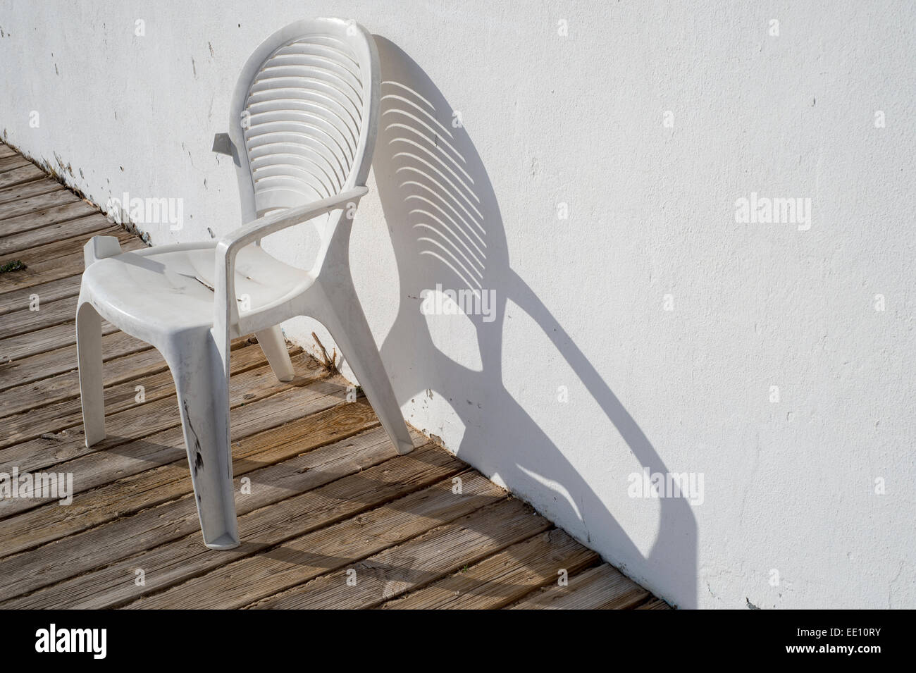 Plastic chair hi-res stock photography and images - Alamy