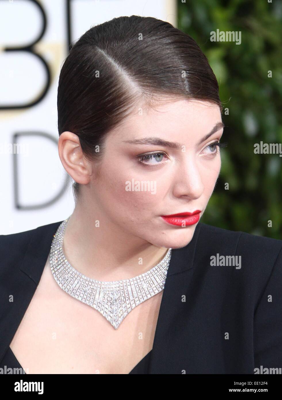 Lorde 72nd golden globe hi-res stock photography and images - Alamy