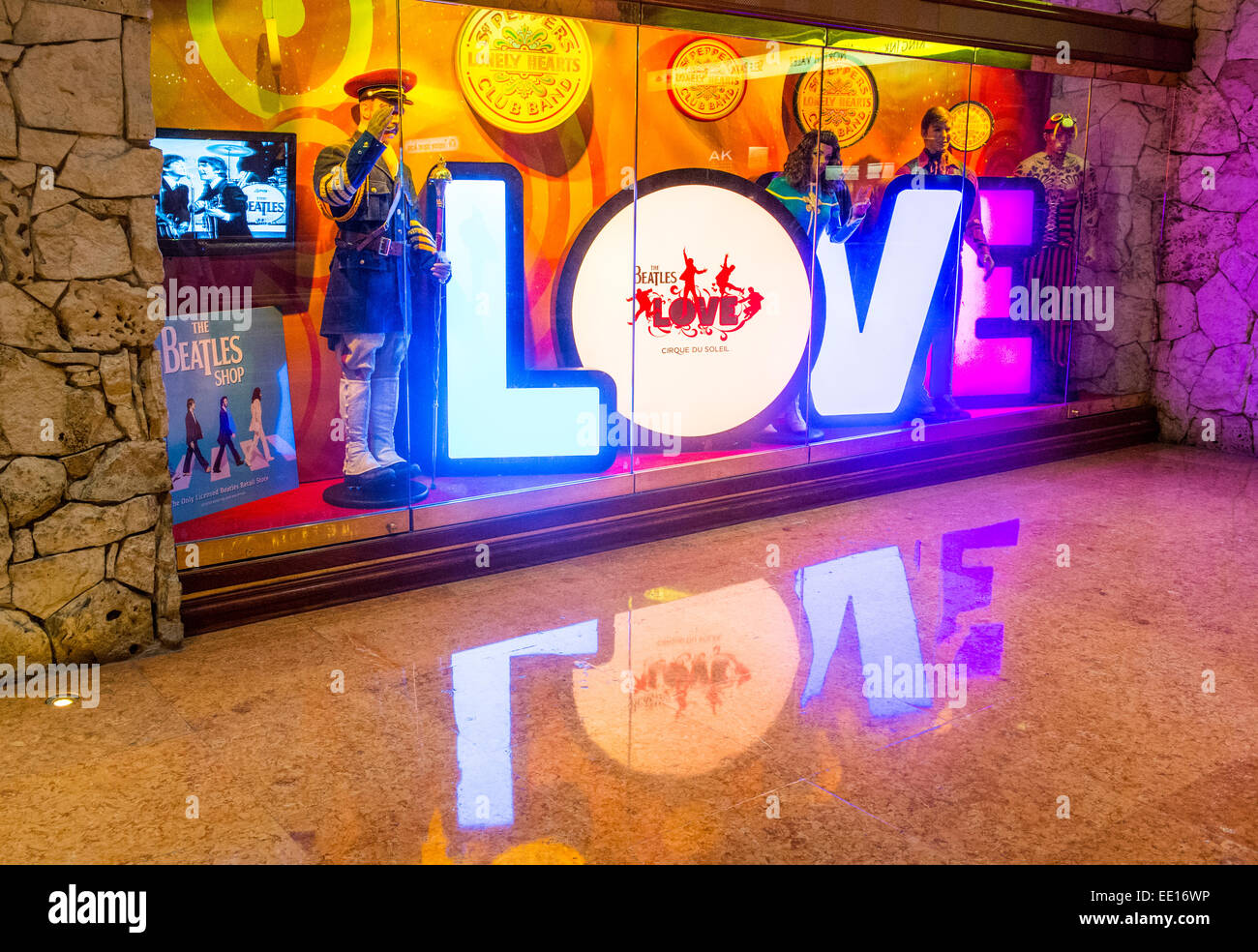 Beatles at The Mirage in Las Vegas Stock Photo - Alamy