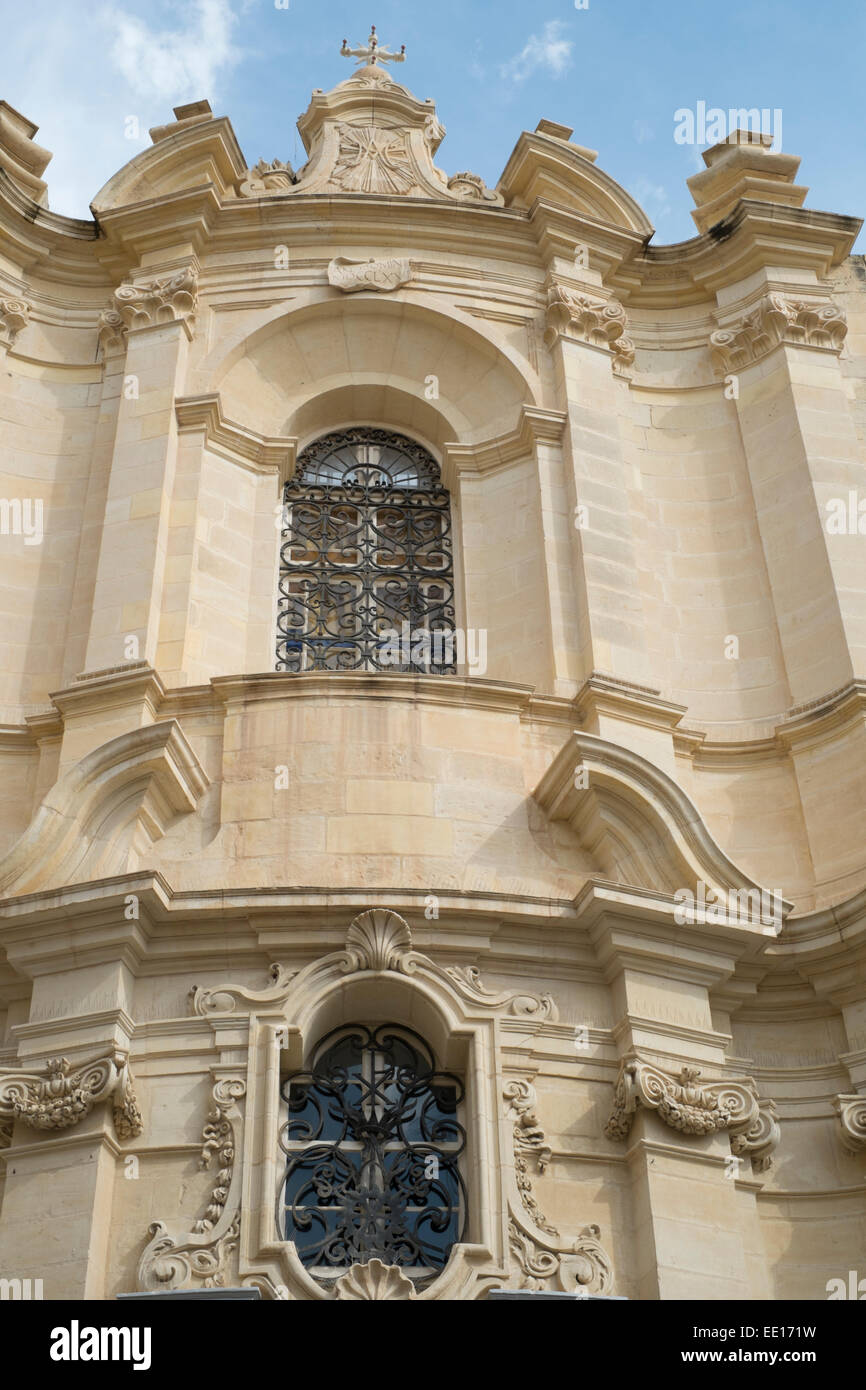 Buildings in Merchant's Street, Valletta, Malta Stock Photo - Alamy