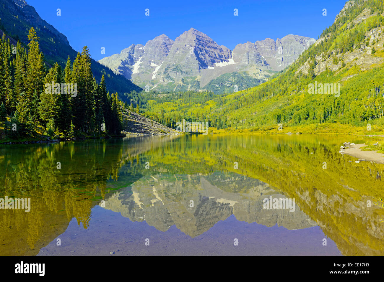 Colorado maroon bells fishing hi-res stock photography and images - Alamy