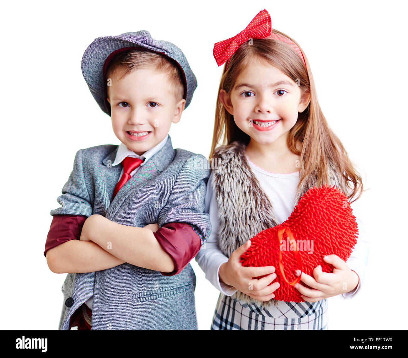 Little children in modern clothing Stock Photo - Alamy